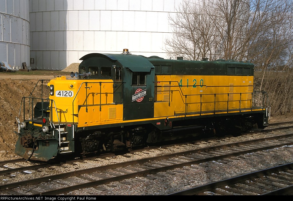 CNW 4120, GP7 has just been delivered to its new home at Fasco Grain